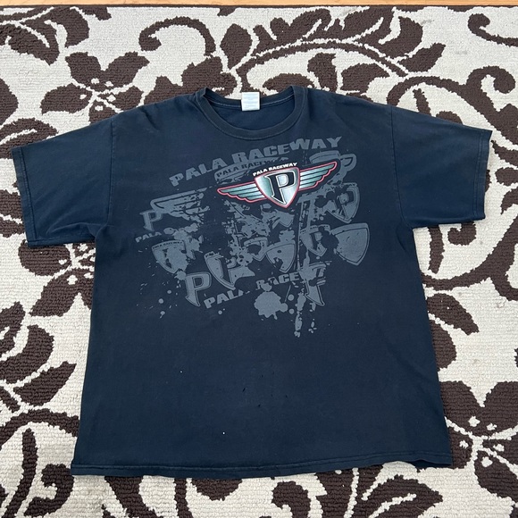 Gildan | Shirts | Vintage Pala Raceway Tee | Poshmark